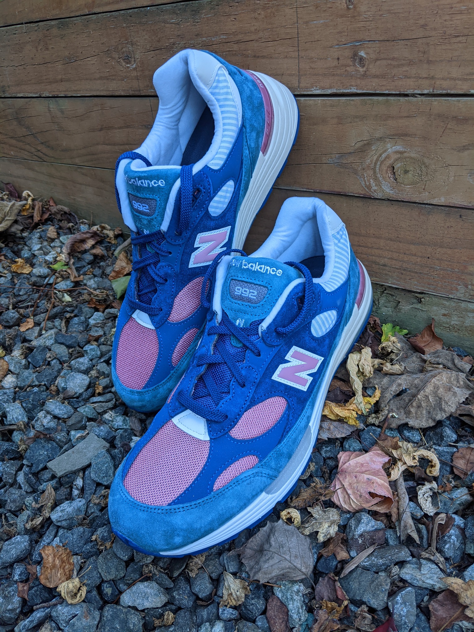 New Balance 992 Blue Teal Rose "Seersucker": Initial Impressions