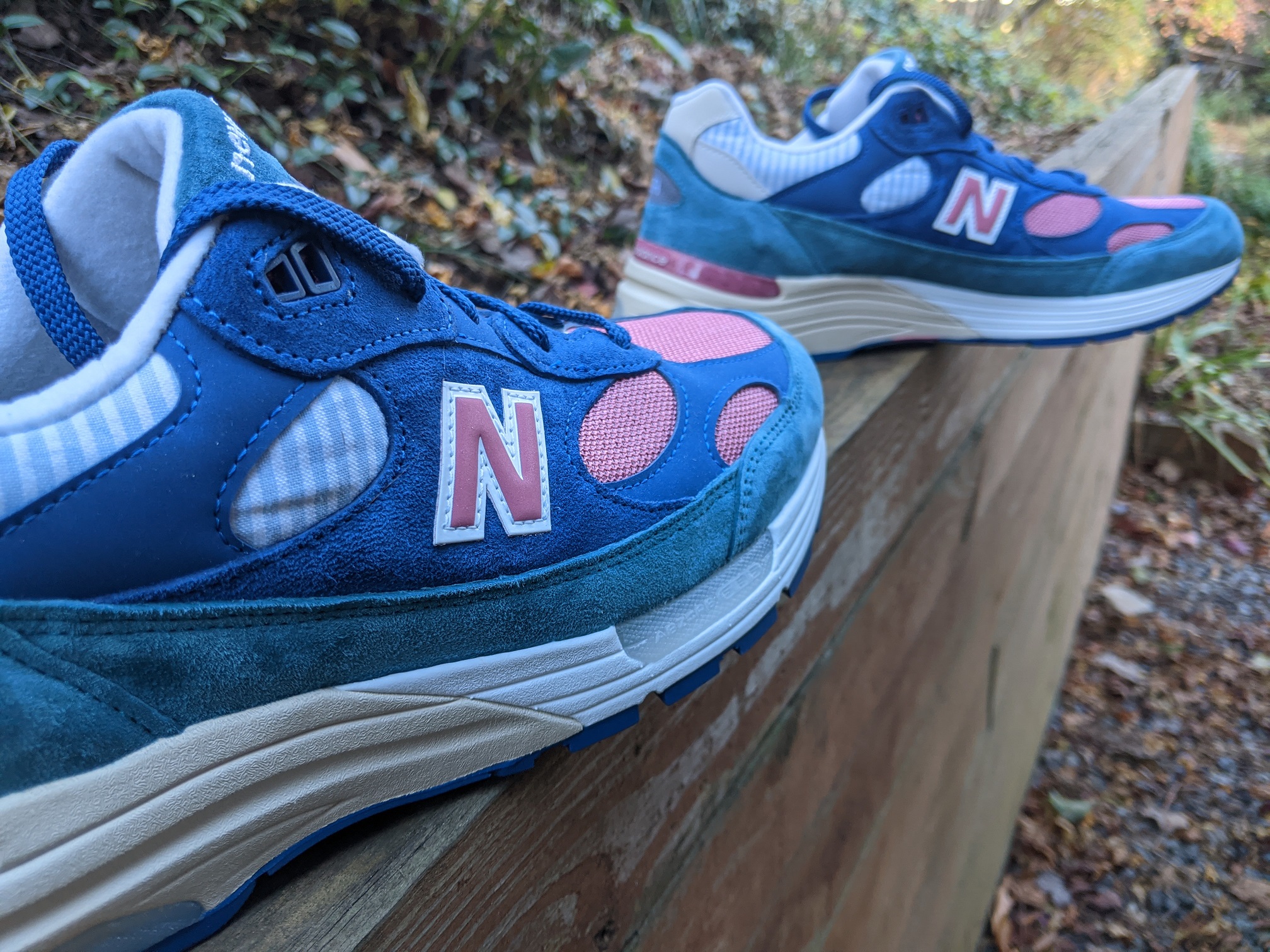 New Balance 992 Blue Teal Rose "Seersucker": Initial Impressions