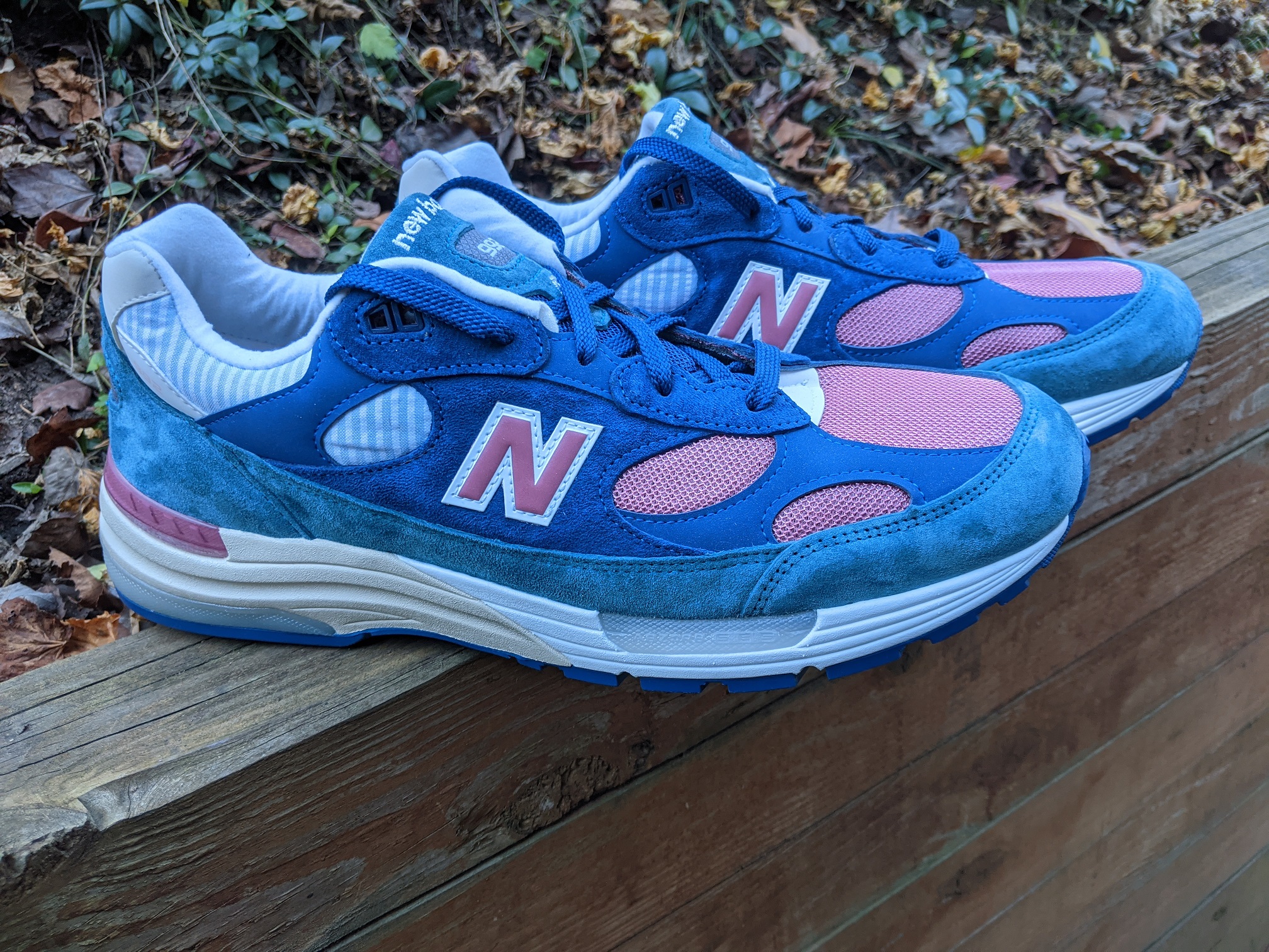 New Balance 992 Blue Teal Rose "Seersucker": Initial Impressions